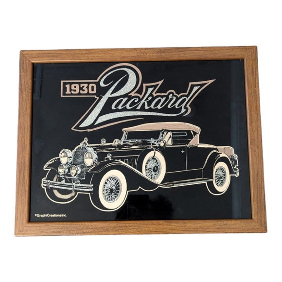 GraphiCreationsInc | Art | Vintage 3s Black Packard Model 740 Glass ...